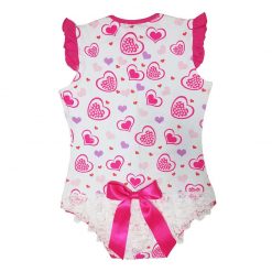 Princess Hearts Front Snap Onesie Bodysuit - LittleForBig Cute & Sexy ...