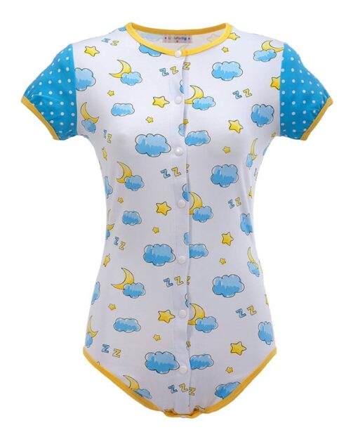 Sleepytime Front Snap Onesie Bodysuit - LittleForBig Cute & Sexy Products