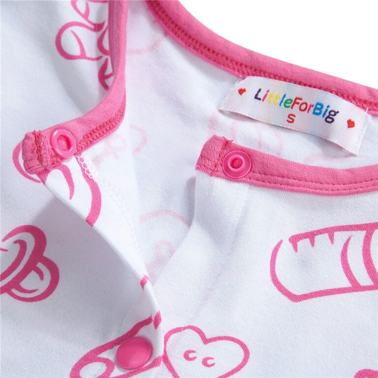 Nursery Front Snap Pink Onesie Bodysuit - LittleForBig Cute & Sexy Products