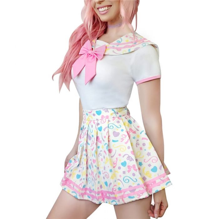 Cosplay Magical Girls Confetti Onesie Skirt Set - LittleForBig Cute ...