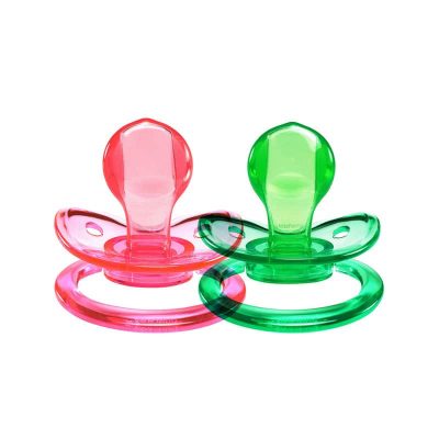 Candy Gloss Pacifiers-Pink & Green set - LittleForBig Cute & Sexy Products